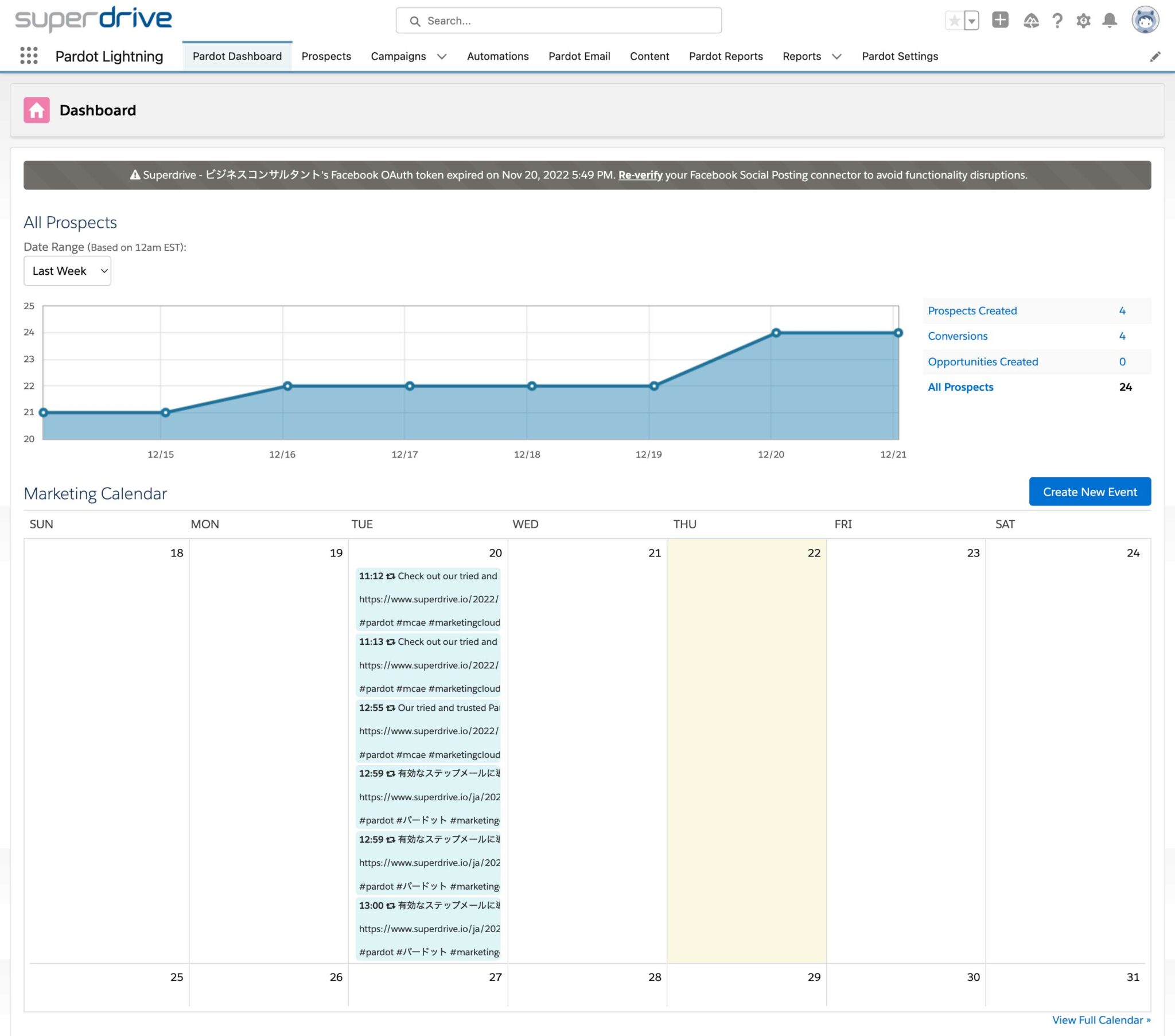 Increase and measure Social Media ROI, with Pardot Social Posts - SUPERDRIVE 每